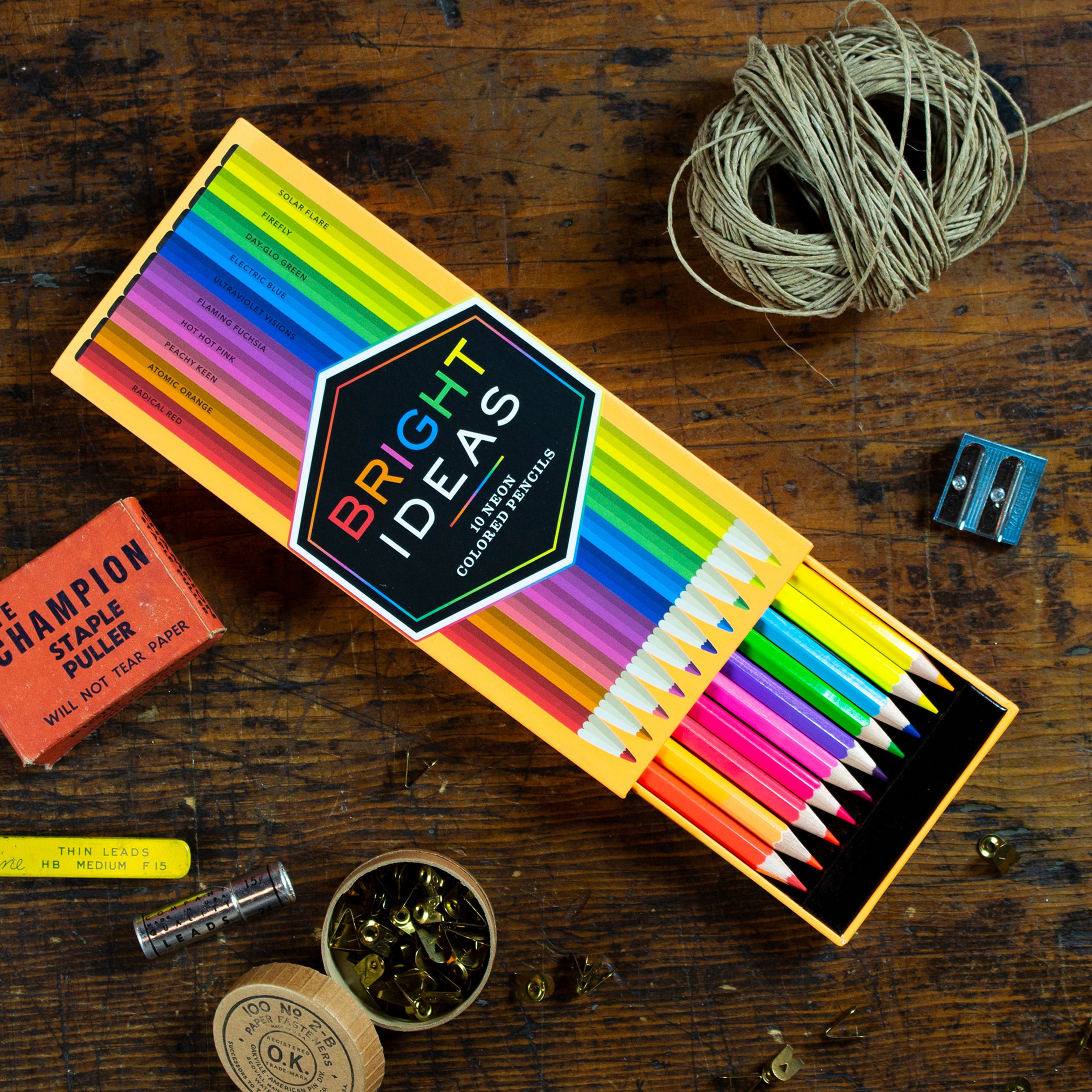 Bright Ideas Neon Colored Pencils | Bowne & Co. Online Shop | South ...