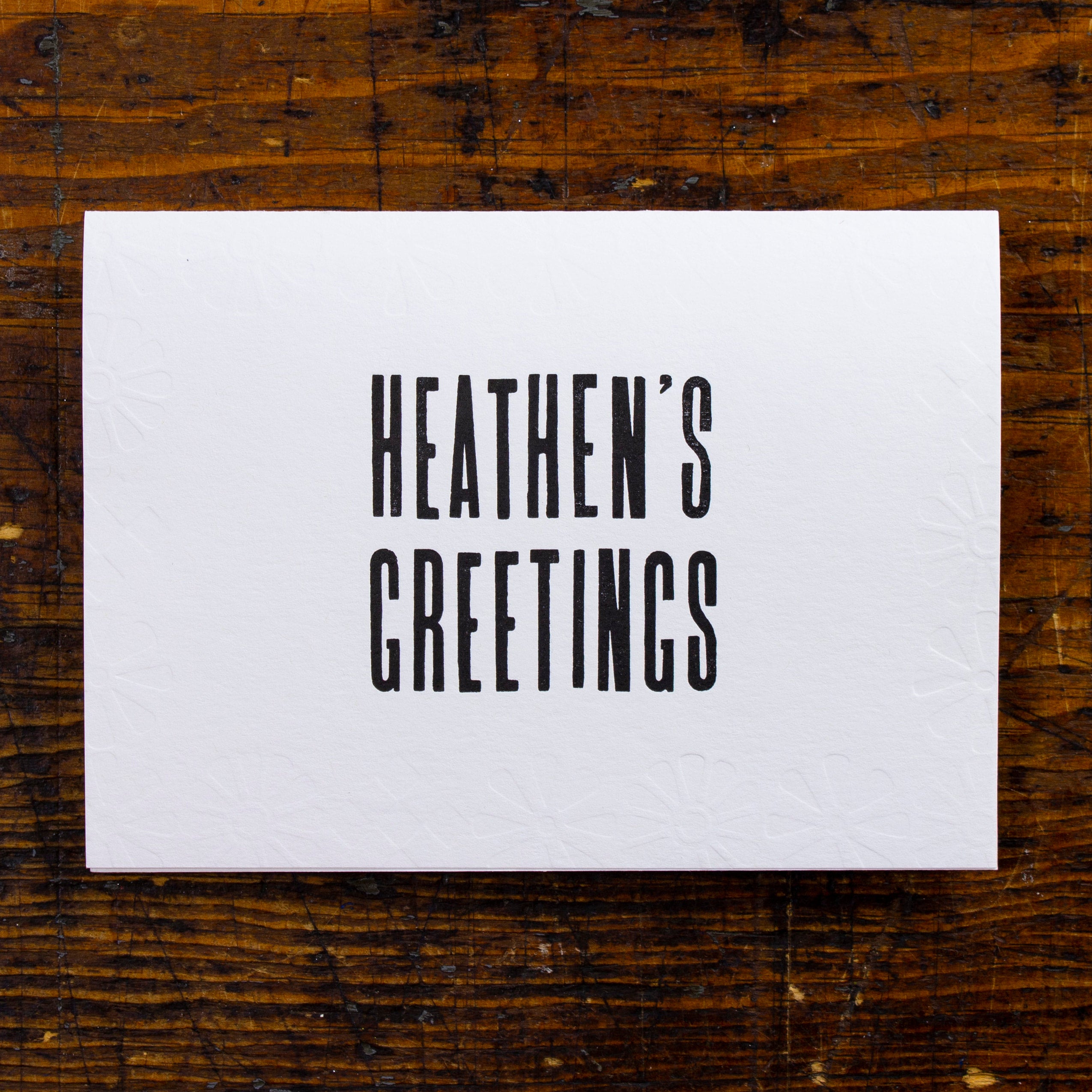 Heathen's Greetings Greetings Holiday Notecard | Designed by Bowne & Co ...