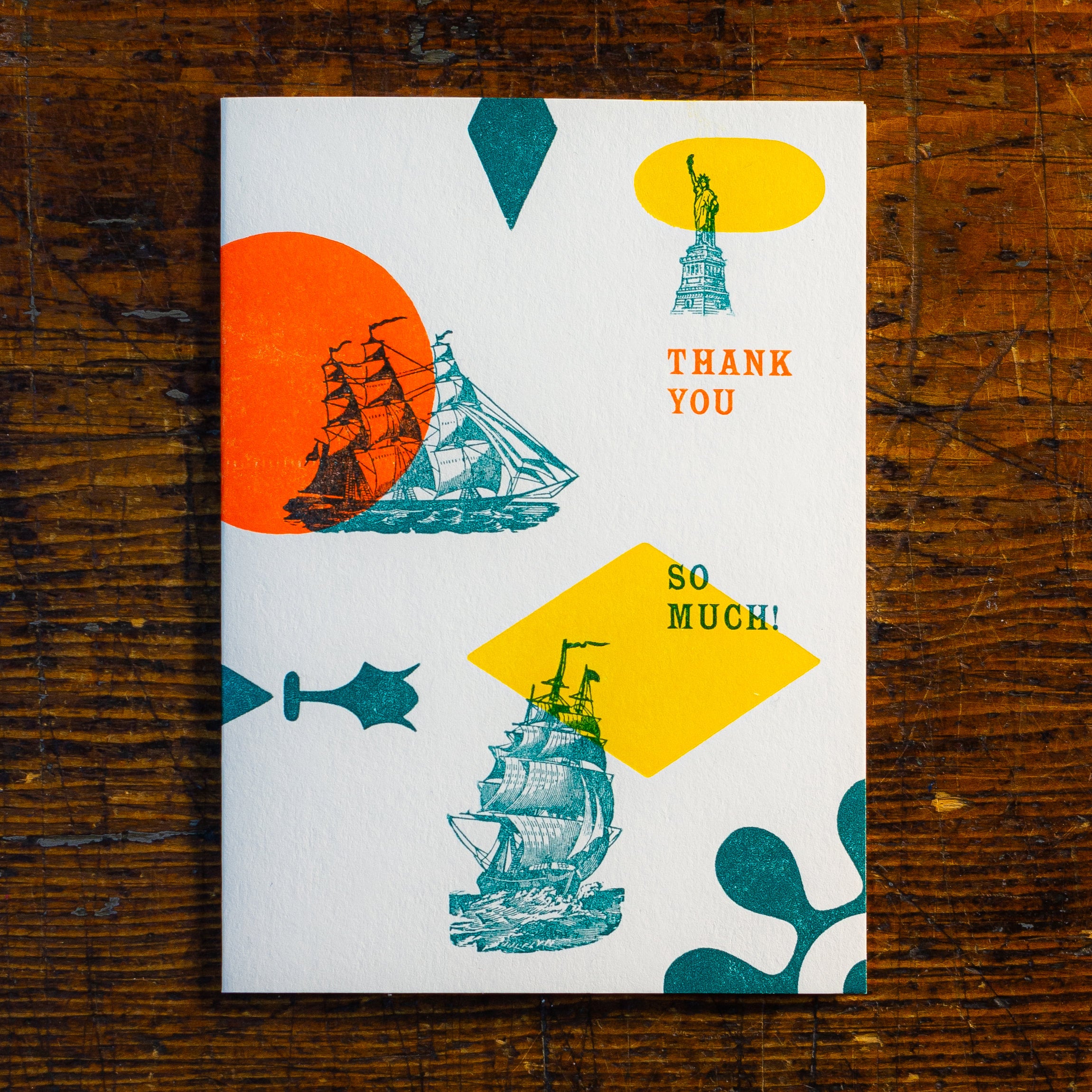 Thank You Grid Notecard: Port of New York | Designed by Bowne & Co ...